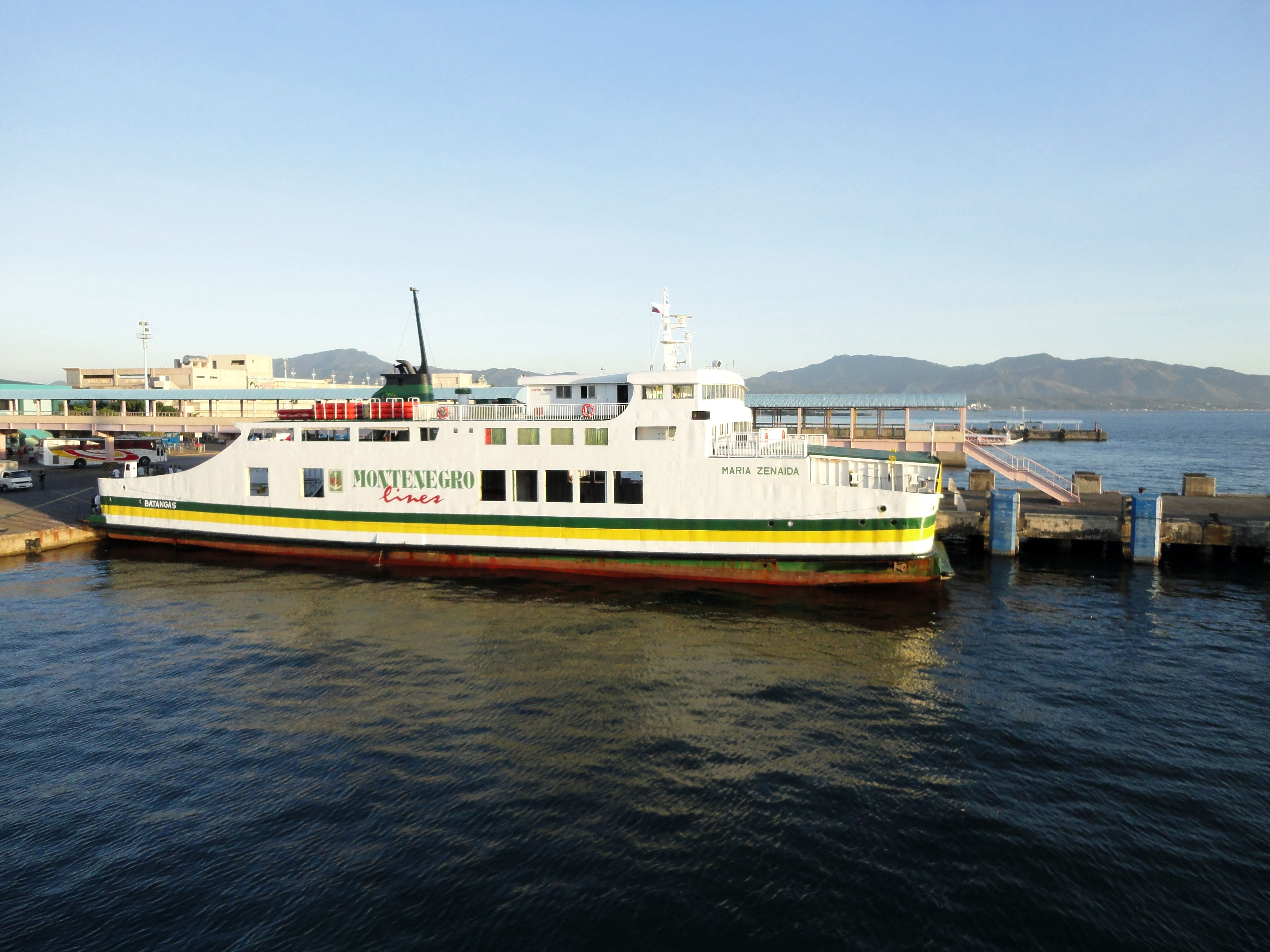 MV Maria Zenaida Montenegro lines Batangus Pier Philippines 01