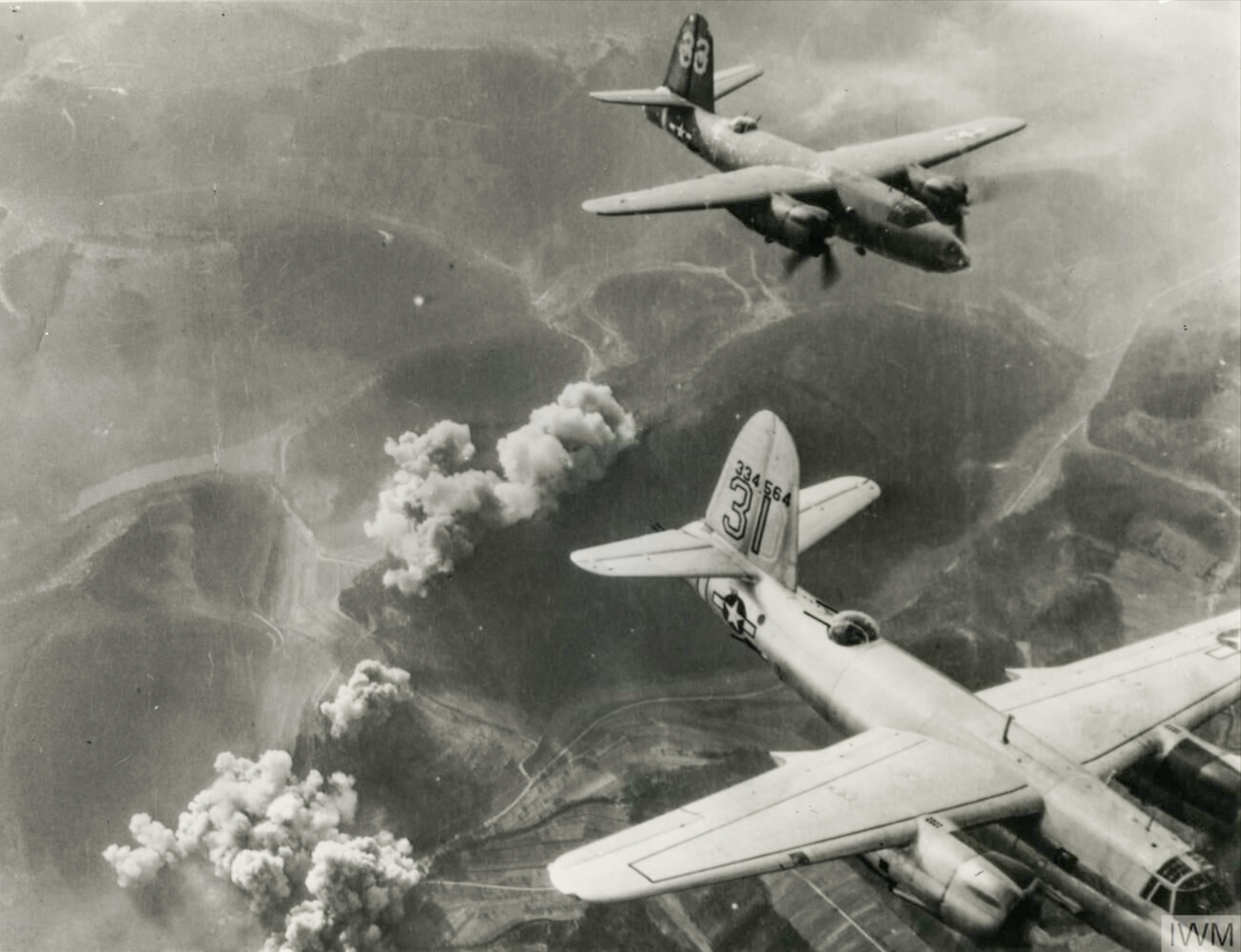 Asisbiz 43-34564 B-26G Marauder 12AF 320BG442BS 31 over Erlenbach ...