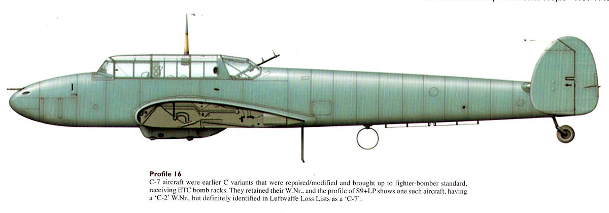 Asisbiz Messerschmitt Bf 110C7 Zerstorer profile 0A