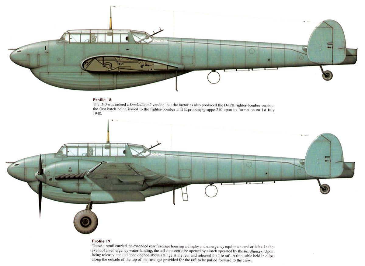 Asisbiz Messerschmitt Bf 110D0 Zerstorer Profile 0B