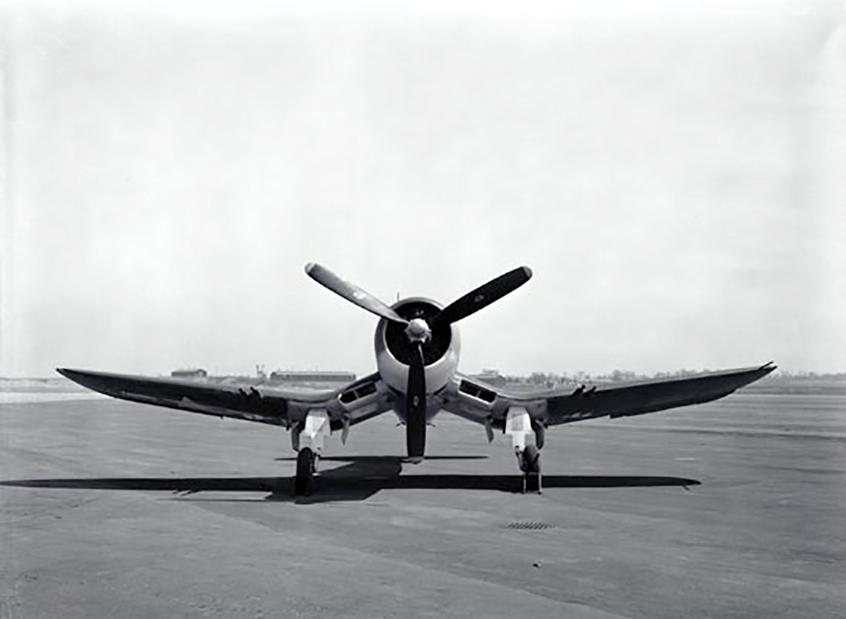 Asisbiz Vought F4U-1C Corsair White 177 taken at various profile angles 05