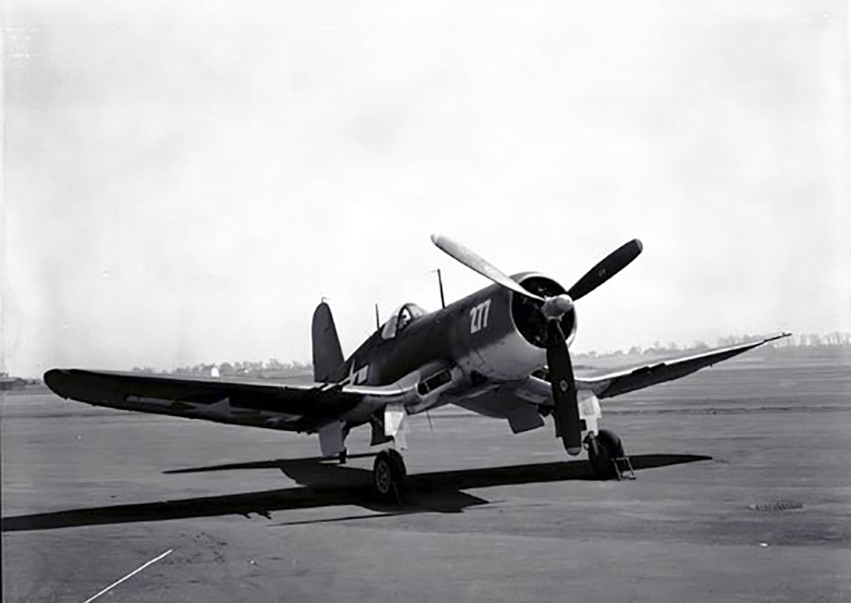 Asisbiz Vought F4U-1C Corsair White 177 taken at various profile angles 06