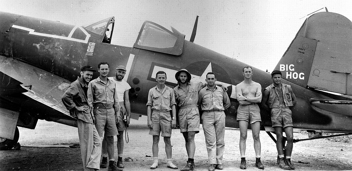 Asisbiz Vought F4u 1a Corsair Vf 17 Jolly Rogers White 1 Tom Blackburn