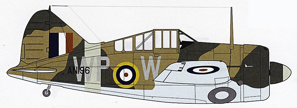 Asisbiz Brewster Buffalo MkI RAF 243Sqn WPW AN196 Singapore June 1941-0A