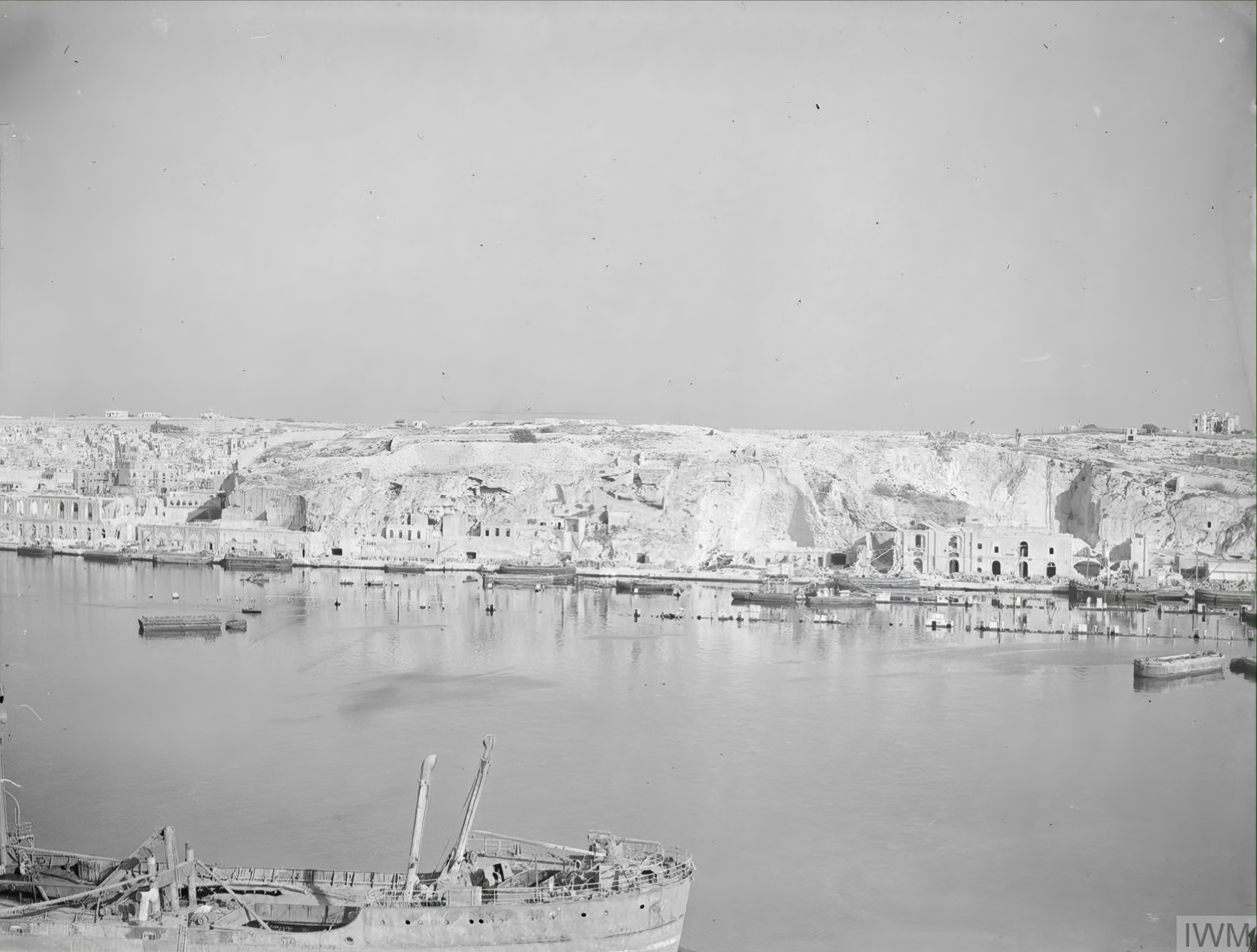 Asisbiz Bomb damage around Grand Harbour Malta 2nd Jun 1942-IWM A10769
