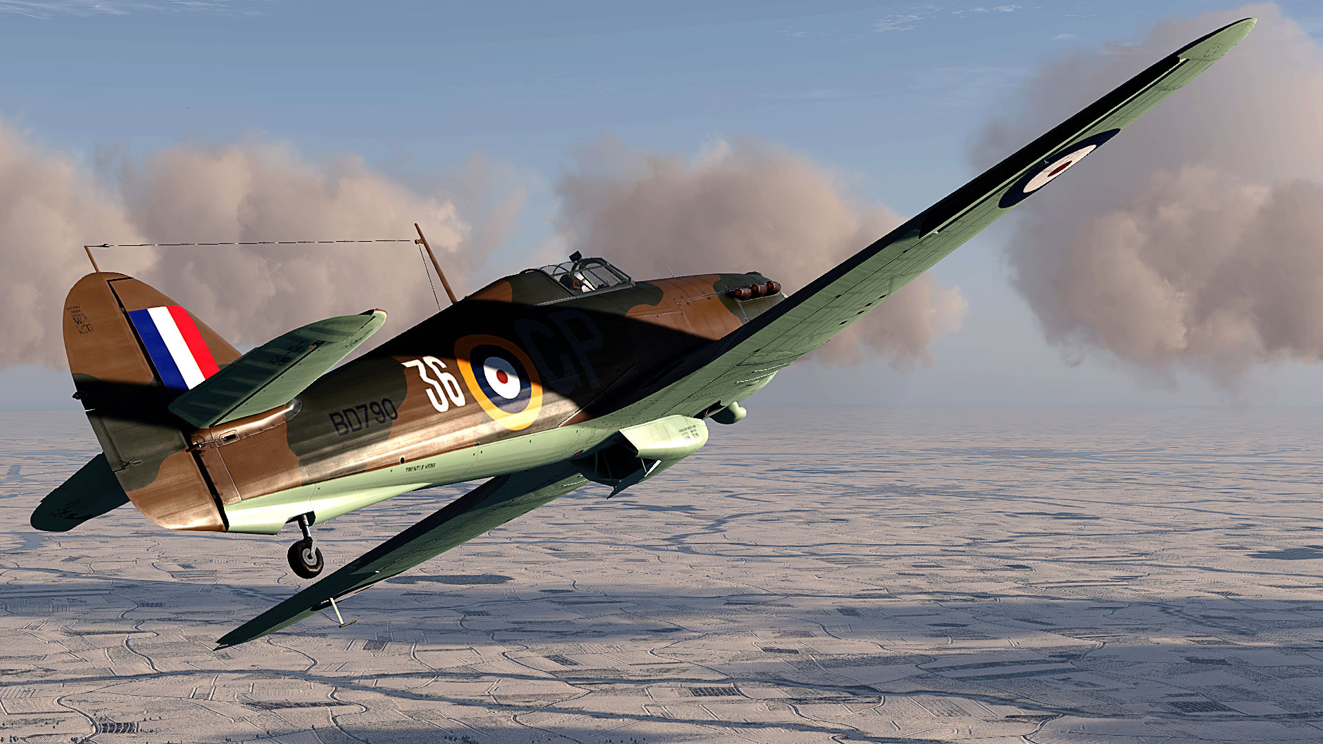 Asisbiz COD asisbiz Hurricane II RAF 151Wing 134Sqn GP36 BD790 Vayenga Sep 1941-V01