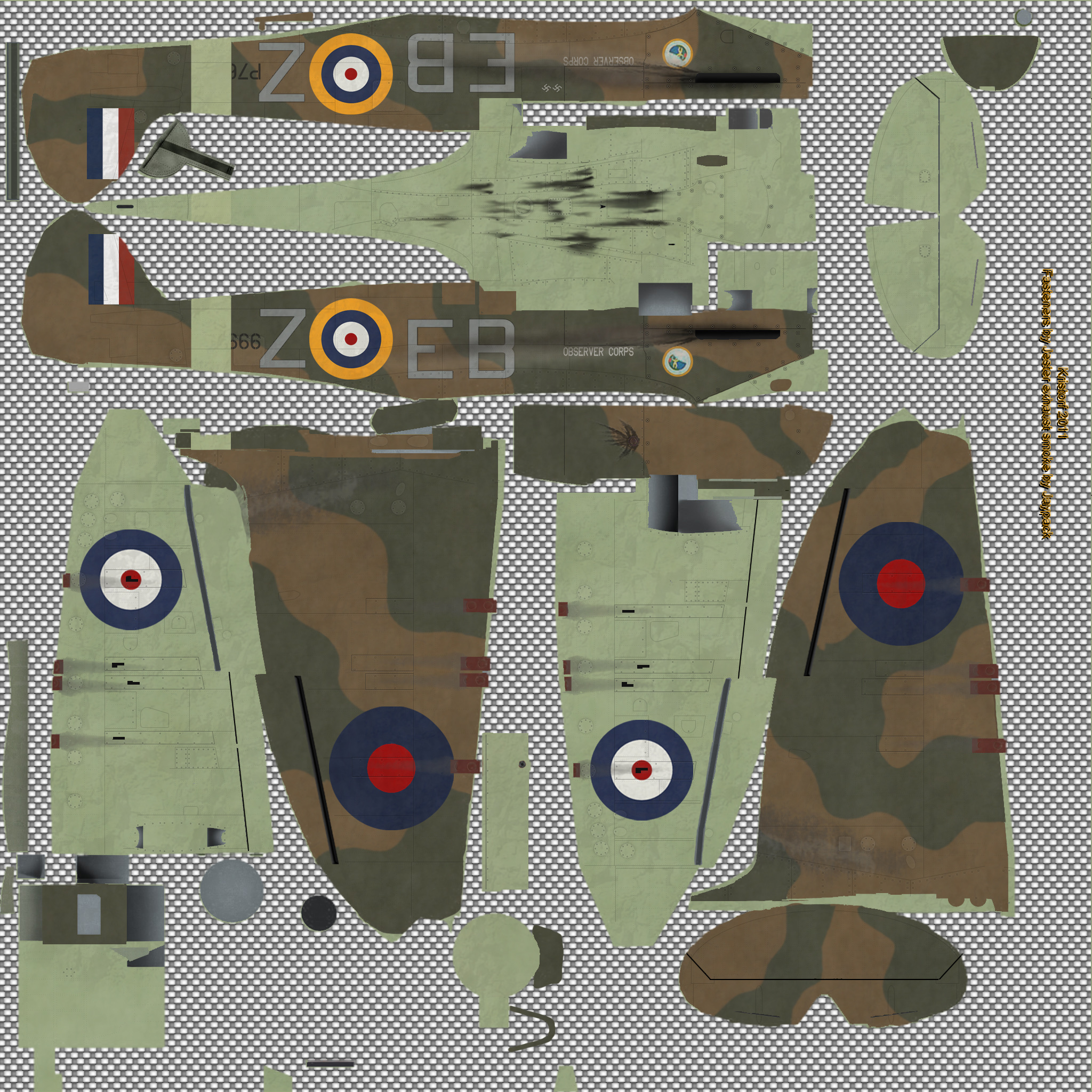 Asisbiz COD KF MkIIa RAF 41Sqn EBZ Jack Stokoe P7666 England 1941