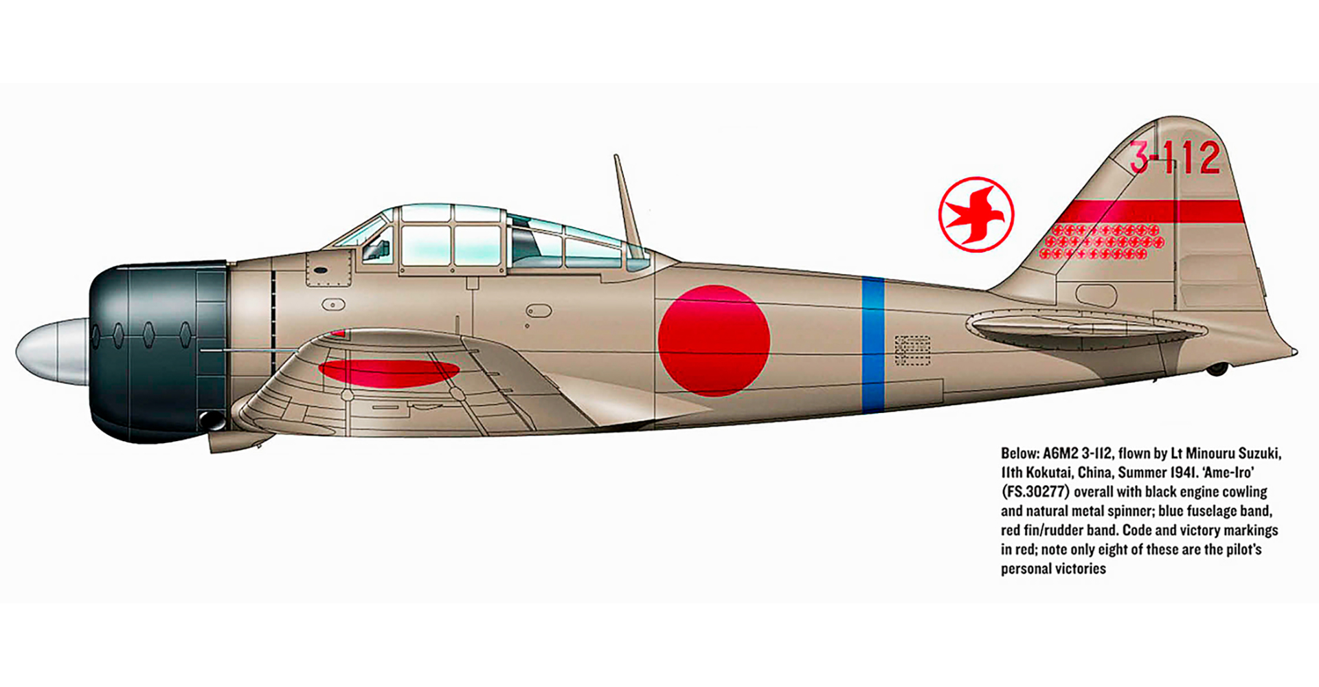 Asisbiz Mitsubishi A6M2-11 Zero JNAF 11 Kokutai 3 112 Lt Minouru Suzuki ...