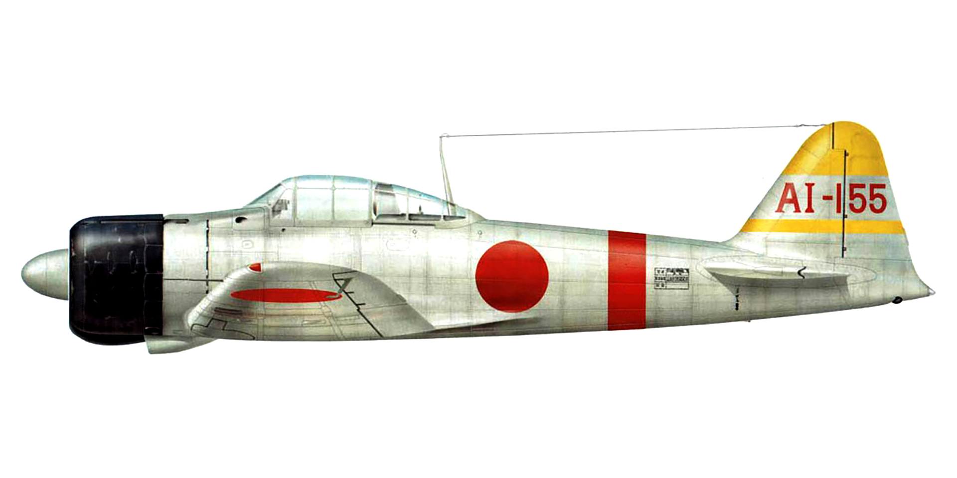 Asisbiz Mitsubishi A6M2-21 Zero JNAF AI 155 LtCdr Shigeru Itaya aboard IJN carrier Akagi Pearl ...
